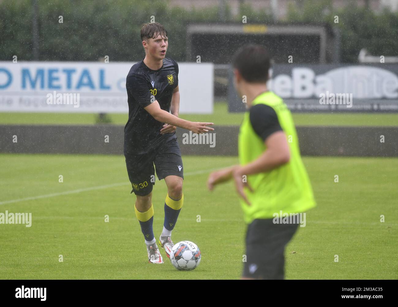 STVV?s Rein Van Helden controls the ball during the first training ...