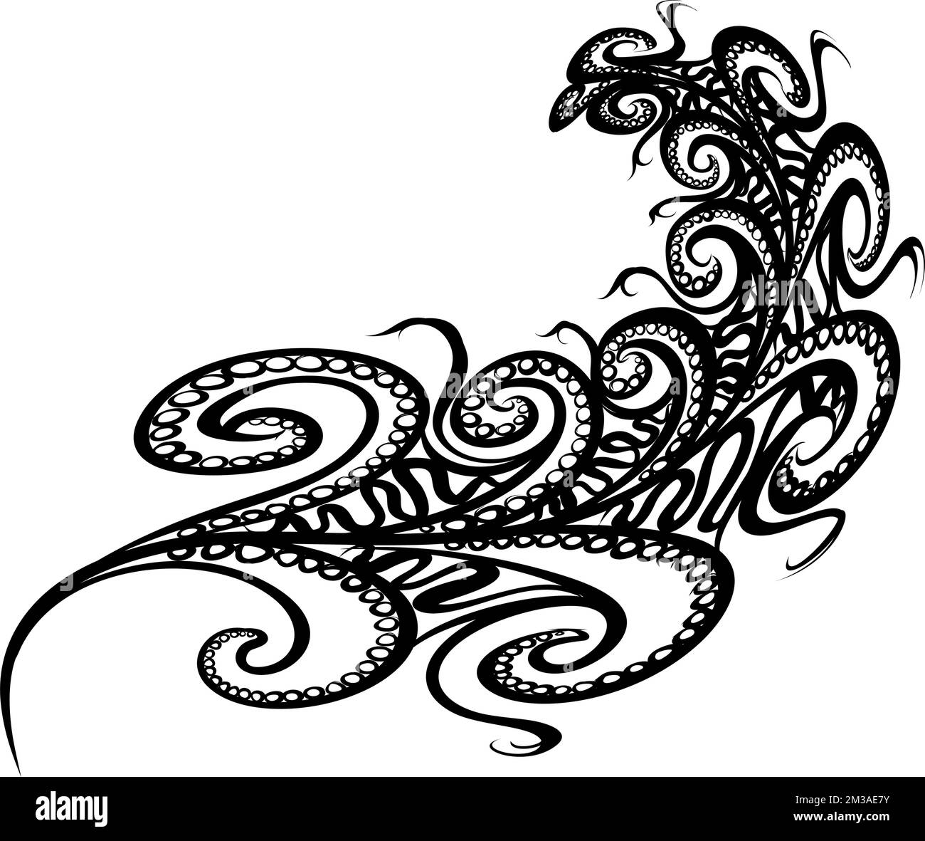 Black Outline Bohemian Boho Bird Feather. Hand drawn Doodles. Sketch ...