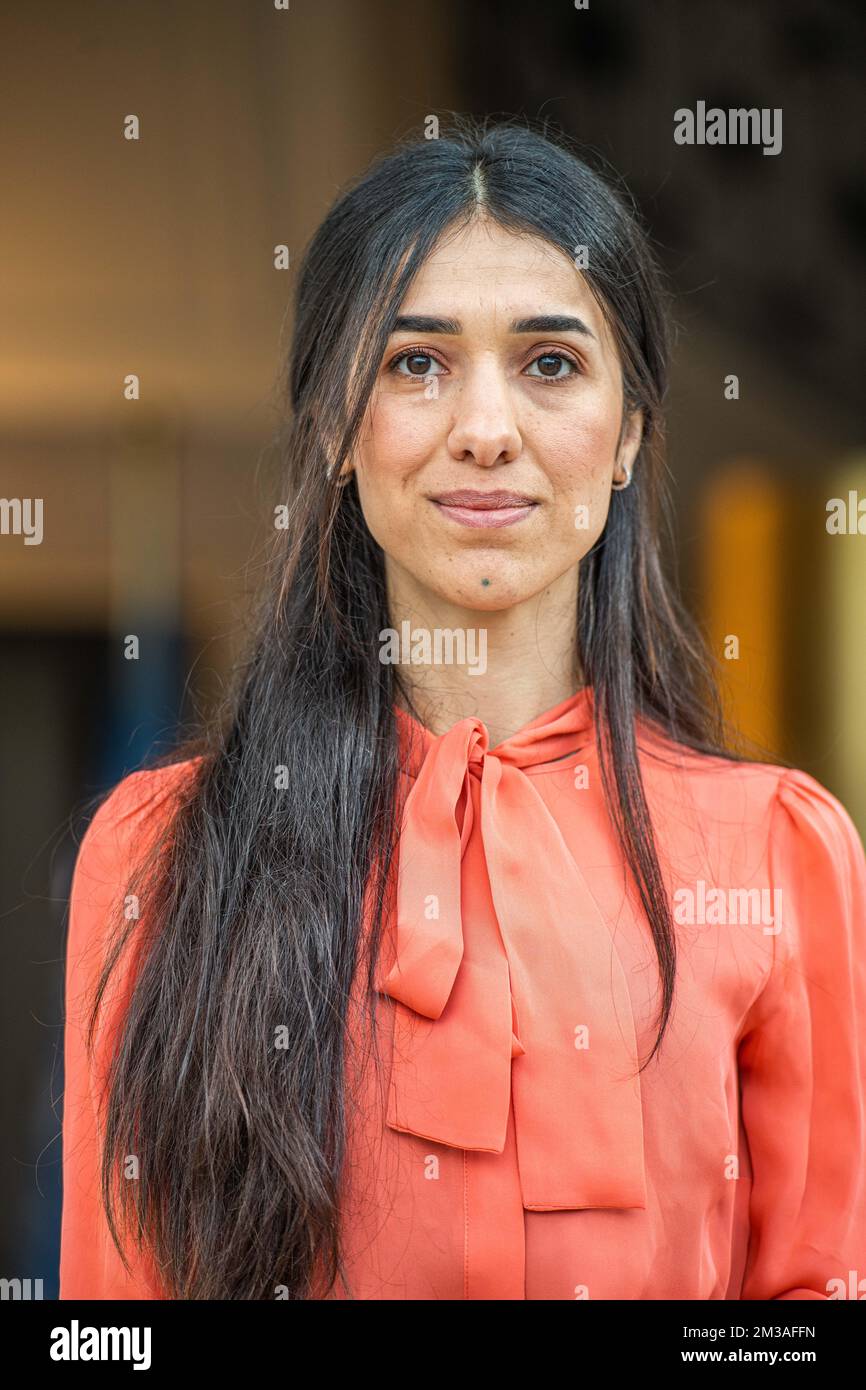 Iraqi Yazidi human rights activist Nobel peace price winner, Nadia ...
