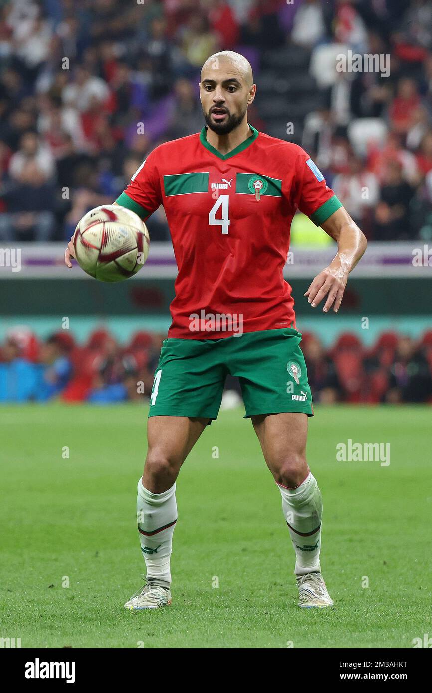 Sofyan Amrabat of Morocco during the FIFA World Cup 2022, Semi-final ...