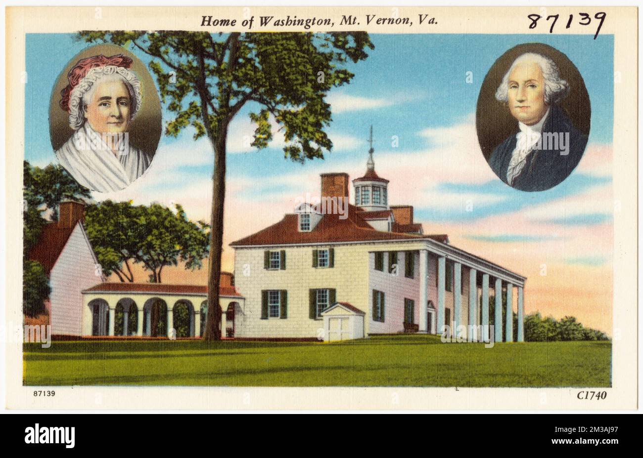 Home of Washington, Mt. Vernon, Va. , Historic buildings, Tichnor ...