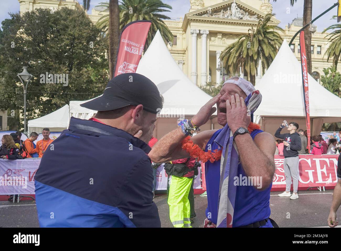 A 73 year old man seen celebrating with his grandchild during the ...