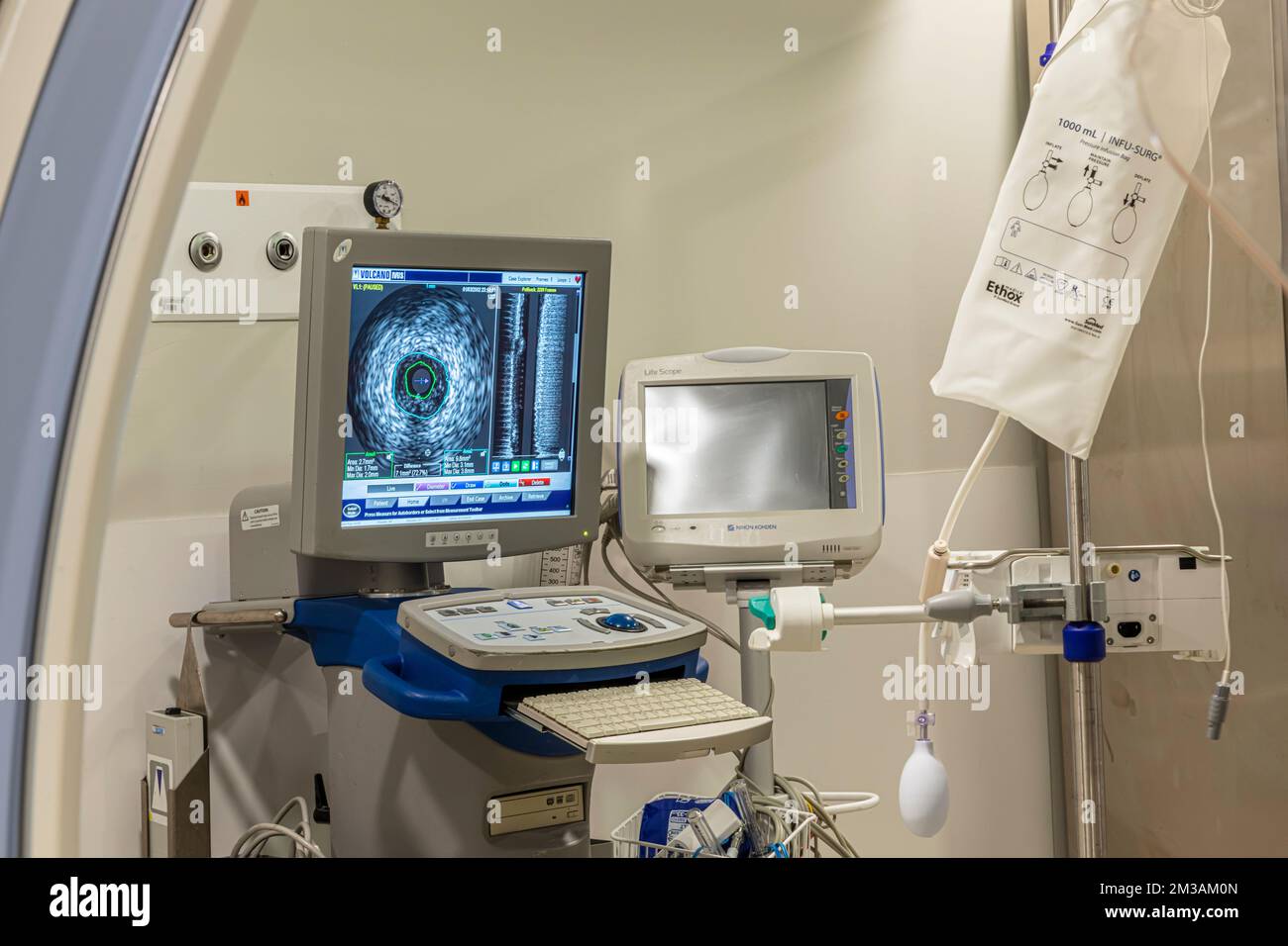 Istanbul, Turkey - September 20, 2022 ; heart operating room. Complex ...