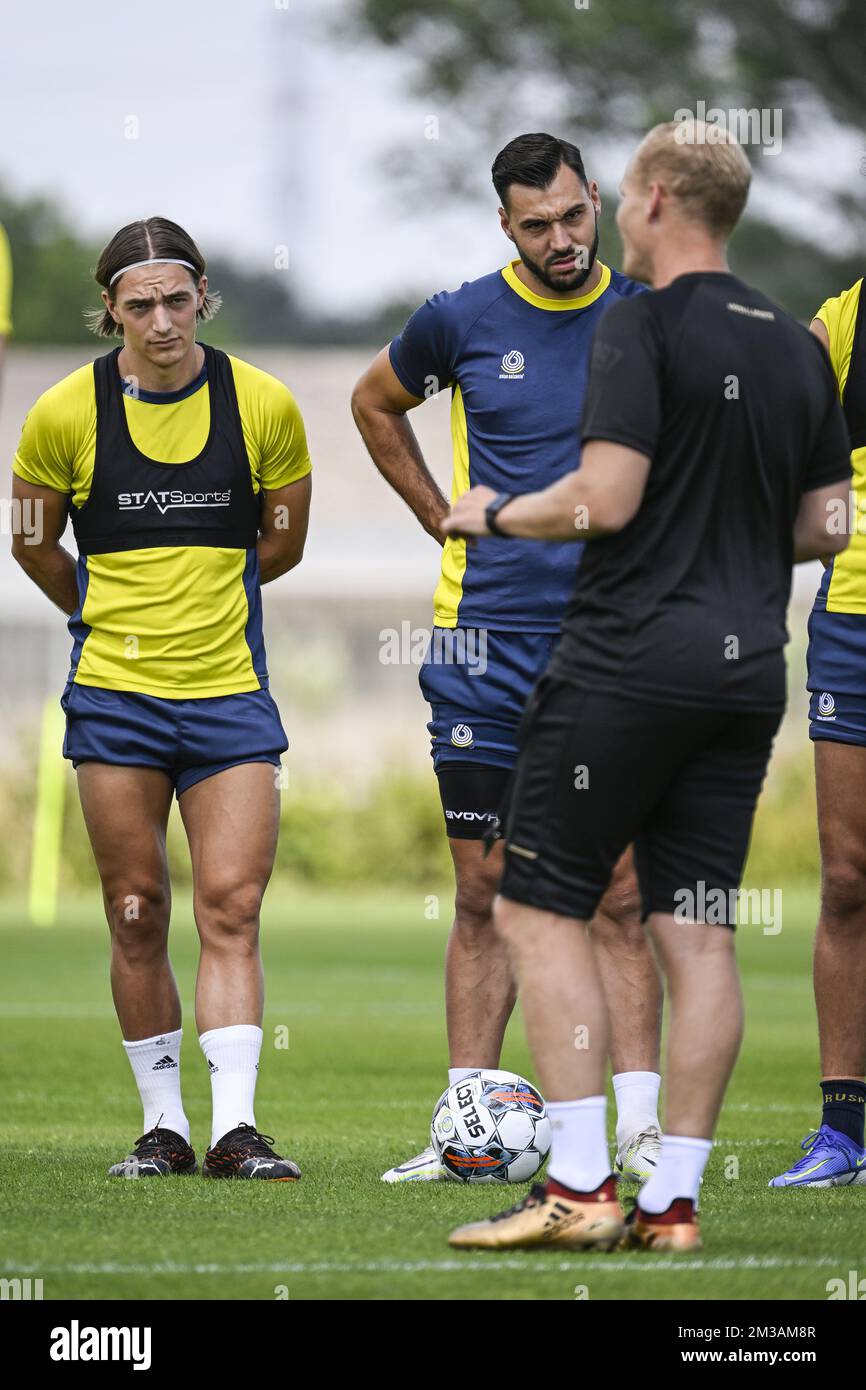Union's Casper Nielsen pictured during a training session ahead of the ...