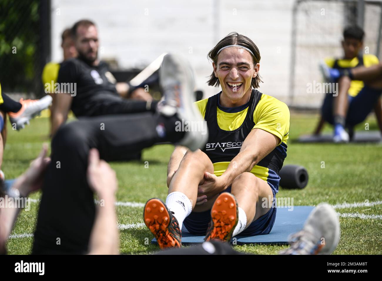 Union's Casper Nielsen pictured during a training session ahead of the ...