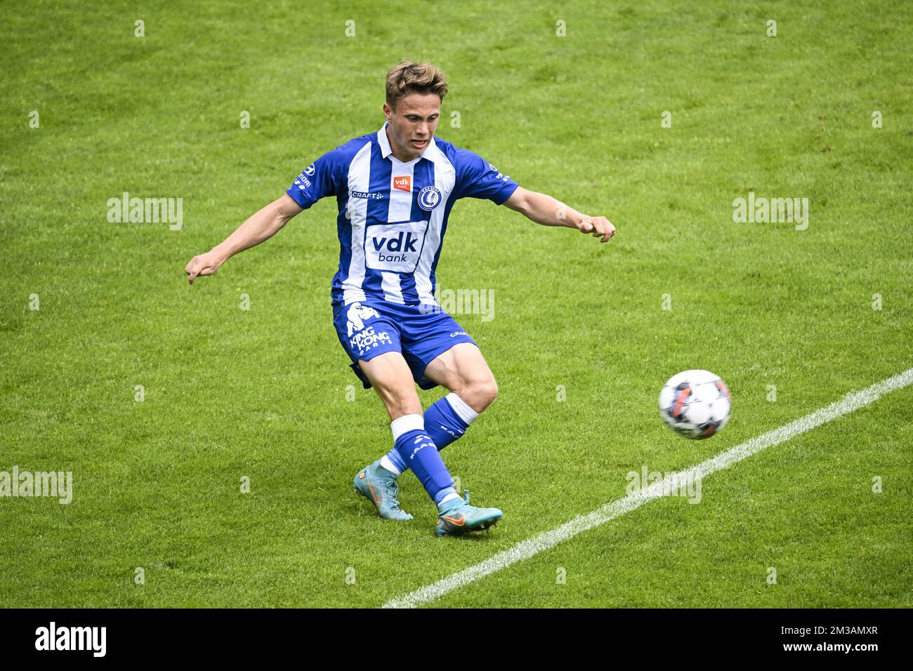 Gent's Matisse Samoise pictured in action during a friendly soccer ...