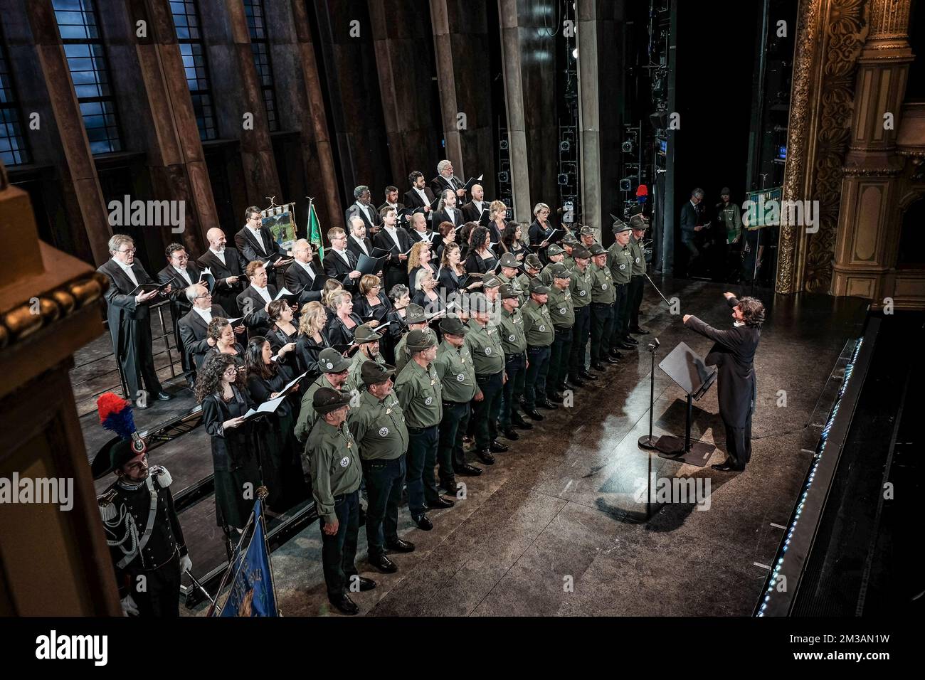 Illustration picture shows members of the 'Associazione Nazionale ...