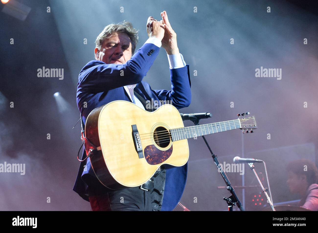 Singer Bart Peeters performs at the first day of the Genk on Stage free ...