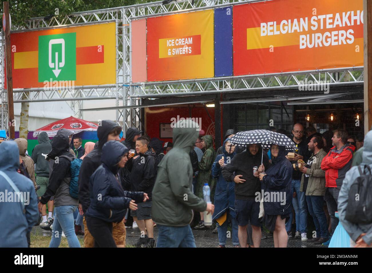 Illustration picture shows food stands, at the 20th edition of the 'TW ...
