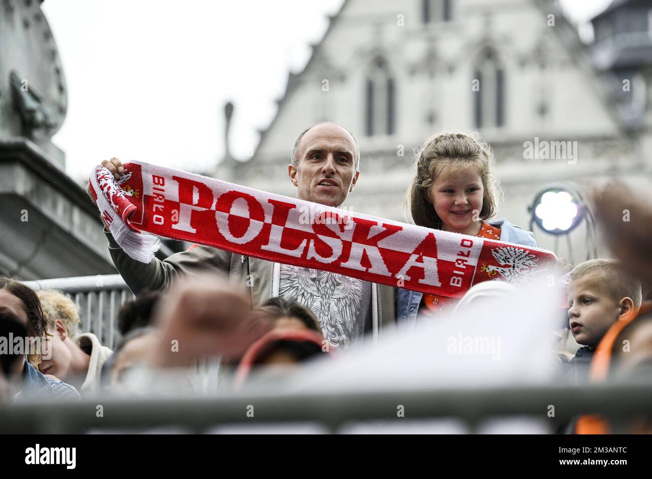 Lithuania basketball fans hi-res stock photography and images - Alamy