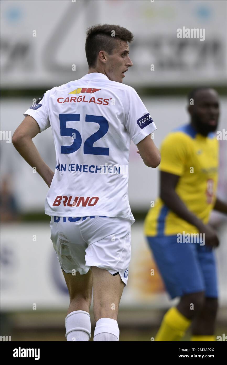 Genk's Yentl Vangenechten pictured during a friendly soccer match ...