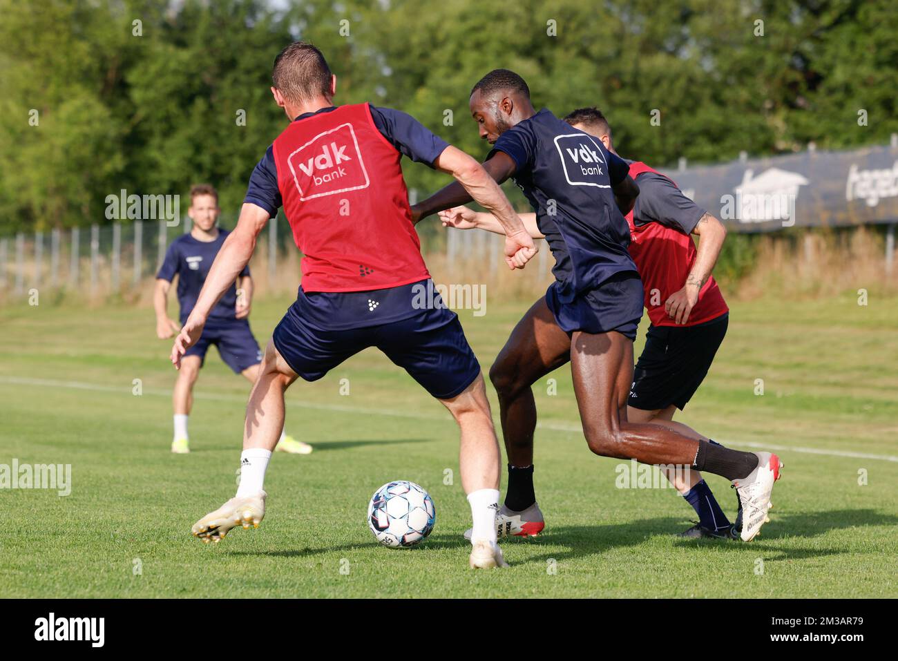 Gent's players pictured during a training session of JPL KAA Gent on ...