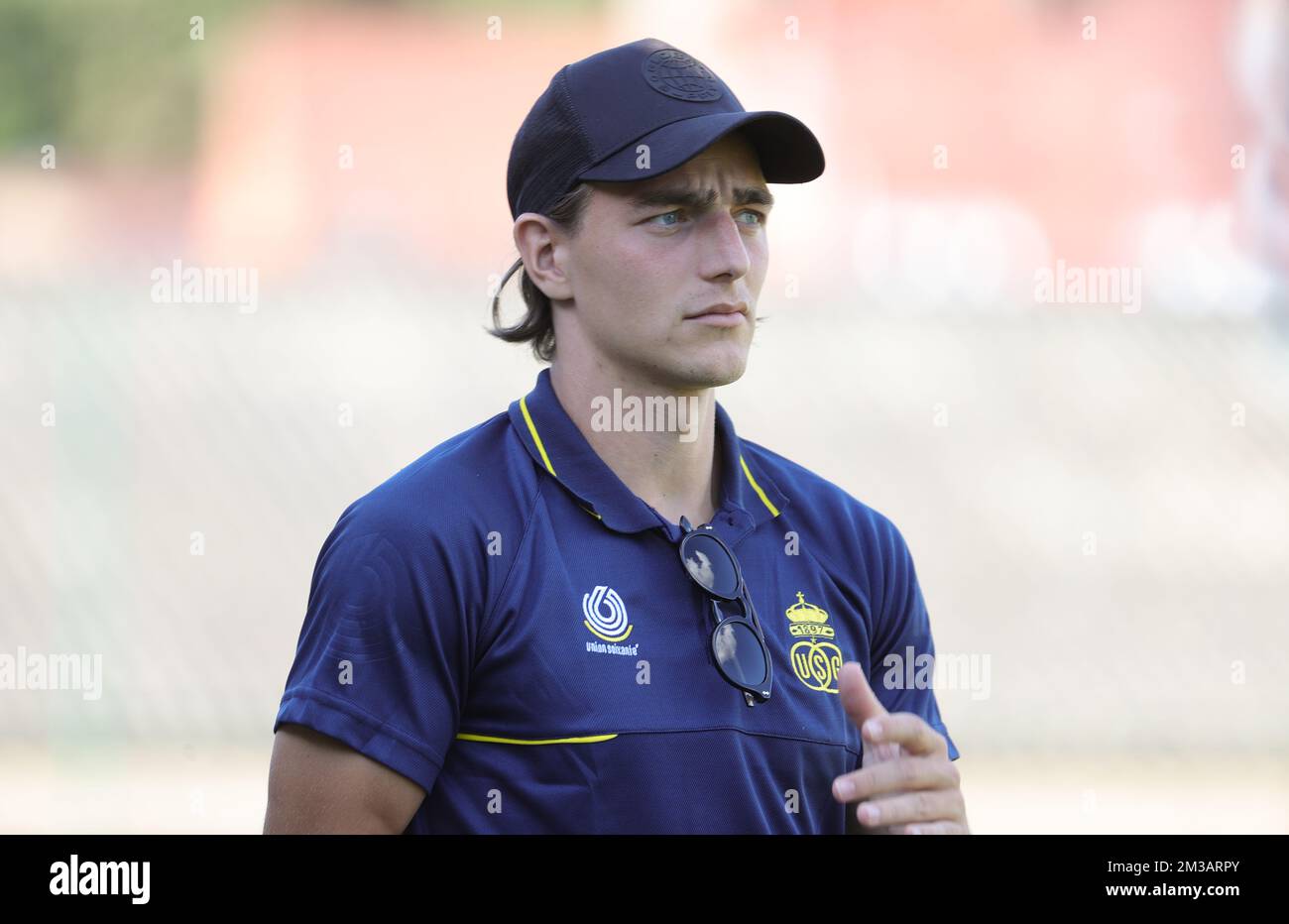 Union's Casper Nielsen pictured before a friendly match between Belgian ...