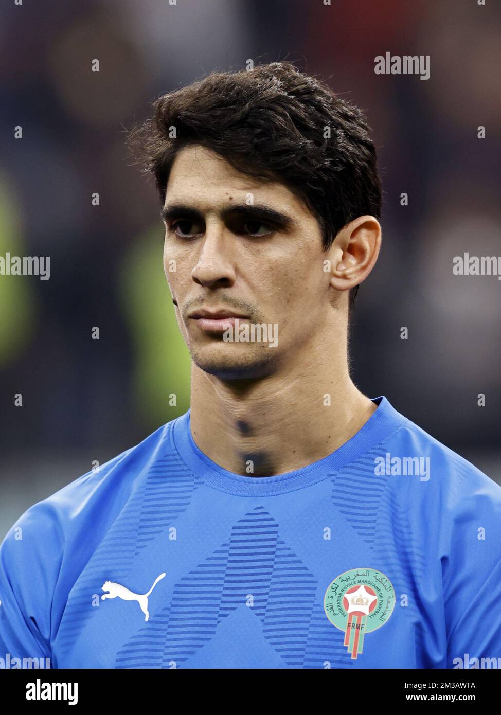Al Khor, Qatar. 14th Dec, 2022. AL KHOR - Morocco goalkeeper Yassine ...