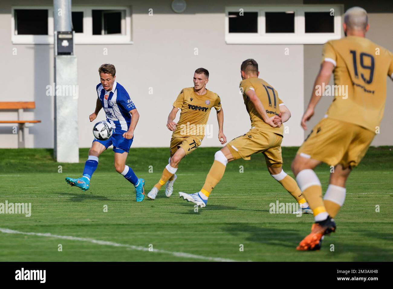 Gent's Matisse Samoise pictured in action during a friendly game ...