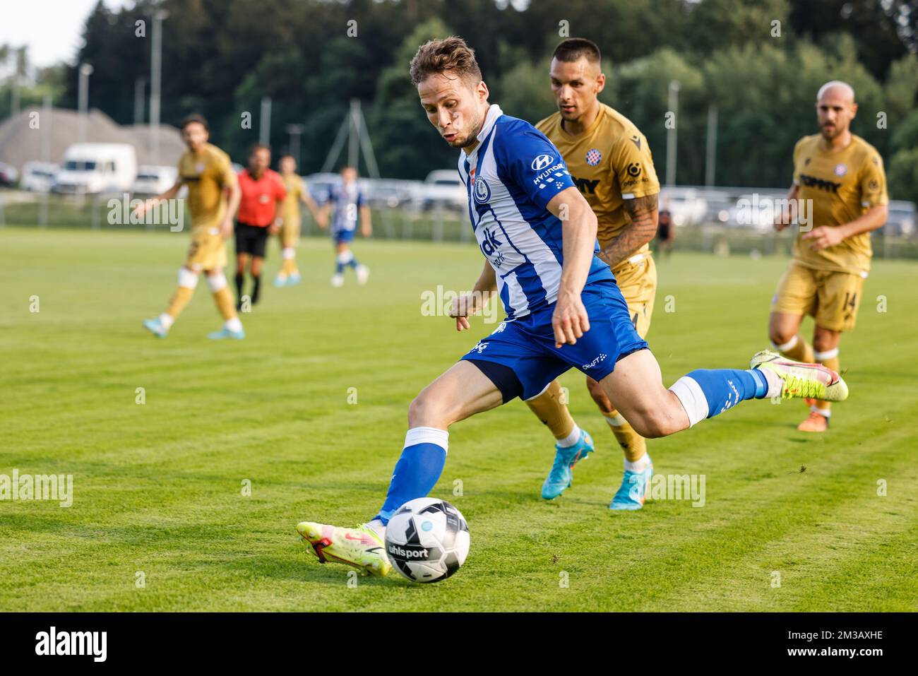 Gent's Matisse Samoise pictured during a friendly game between Belgian ...