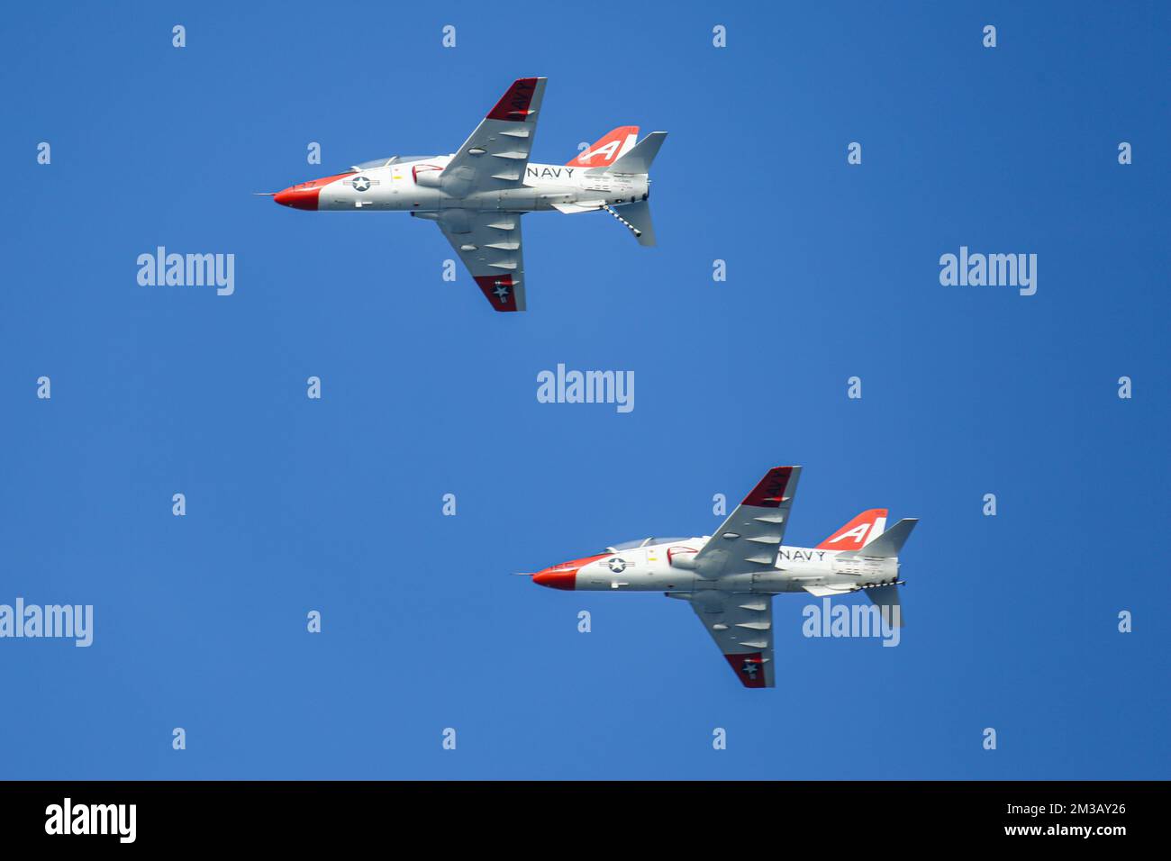 220930-N-VI910-1027 PACIFIC OCEAN (Sept. 30, 2022) Two T-45C Goshawk ...