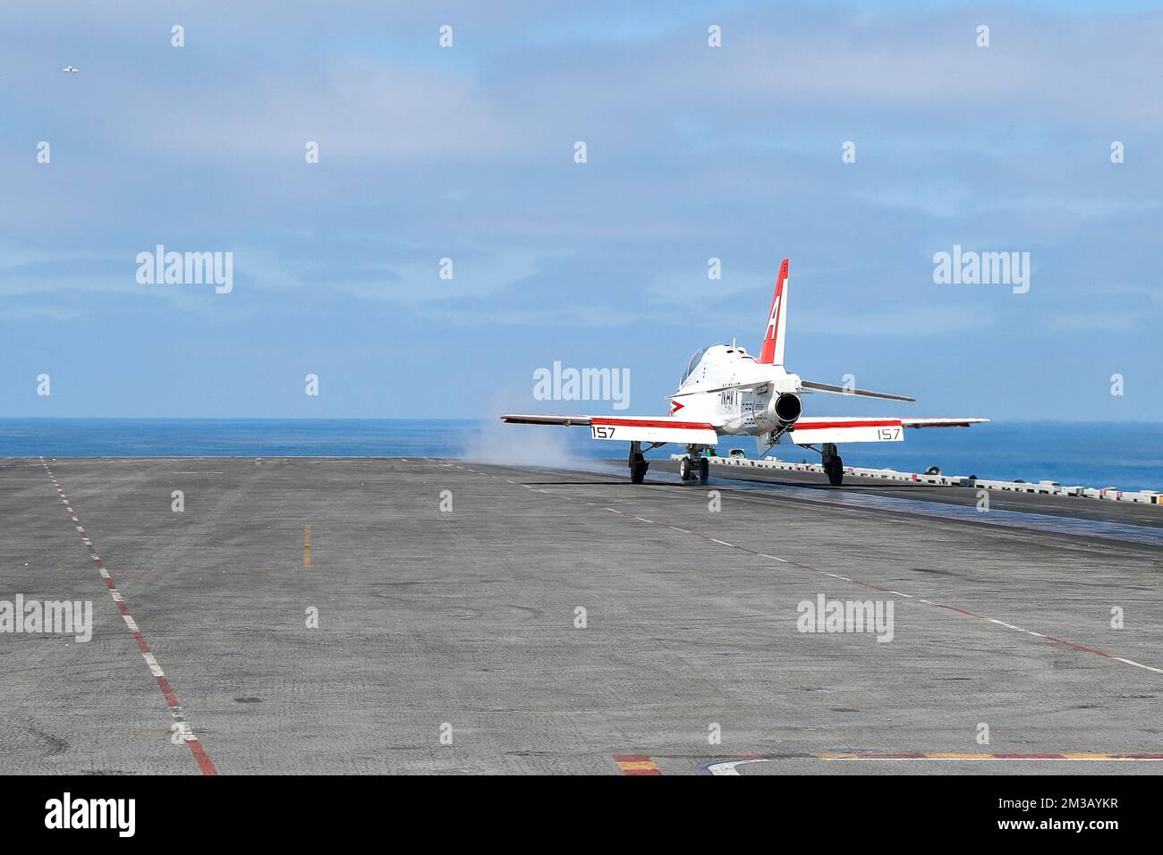 PACIFIC OCEAN (Sept. 29, 2022) A T-45C Goshawk training jet, assigned ...