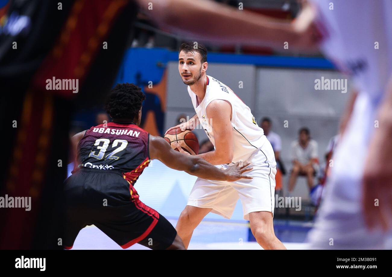Serbia's Nemanja Dangubic pictured in action during a basketball match ...