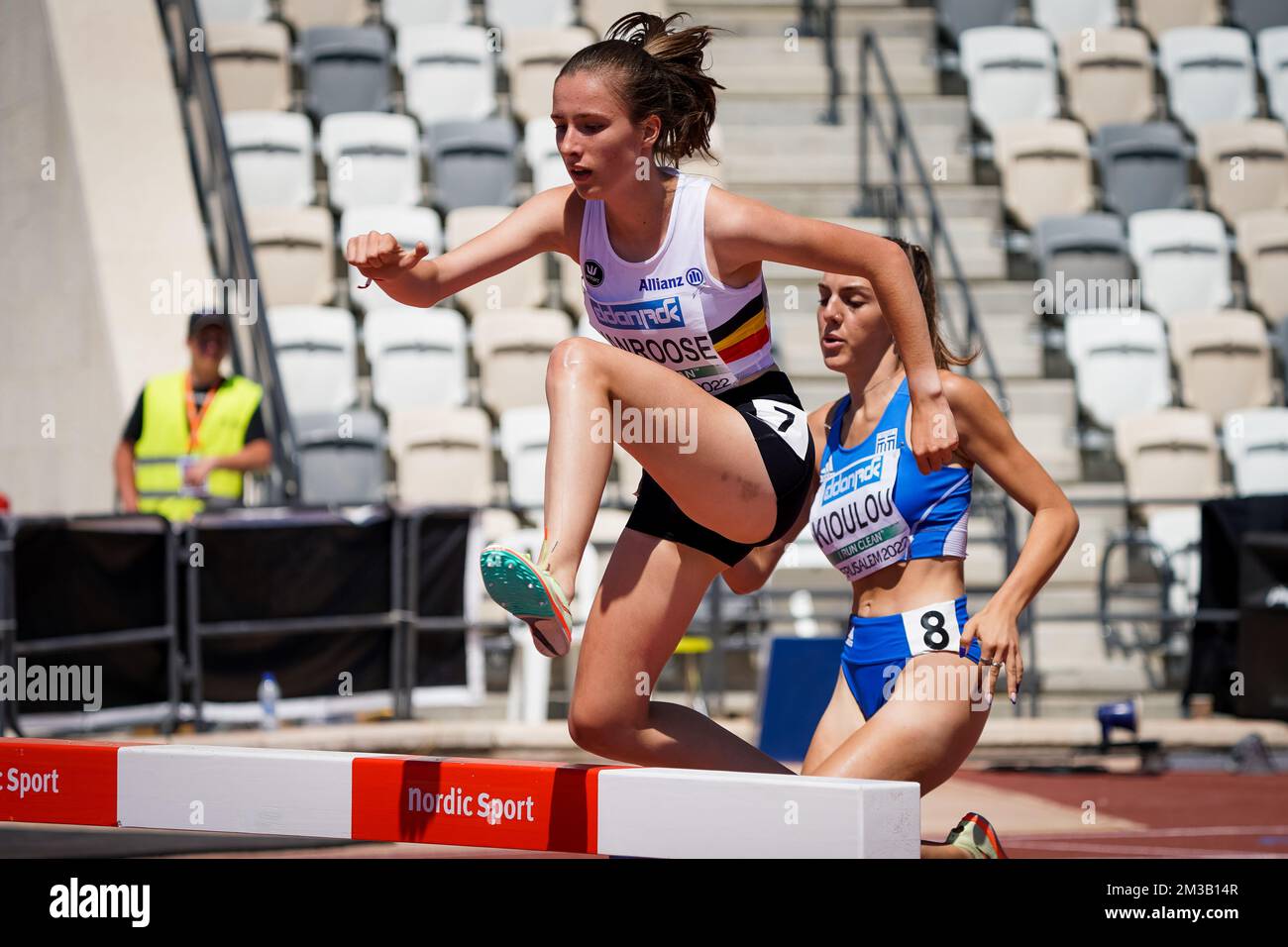 Belgian Rhune Vanroose pictured in action during day three of the ...