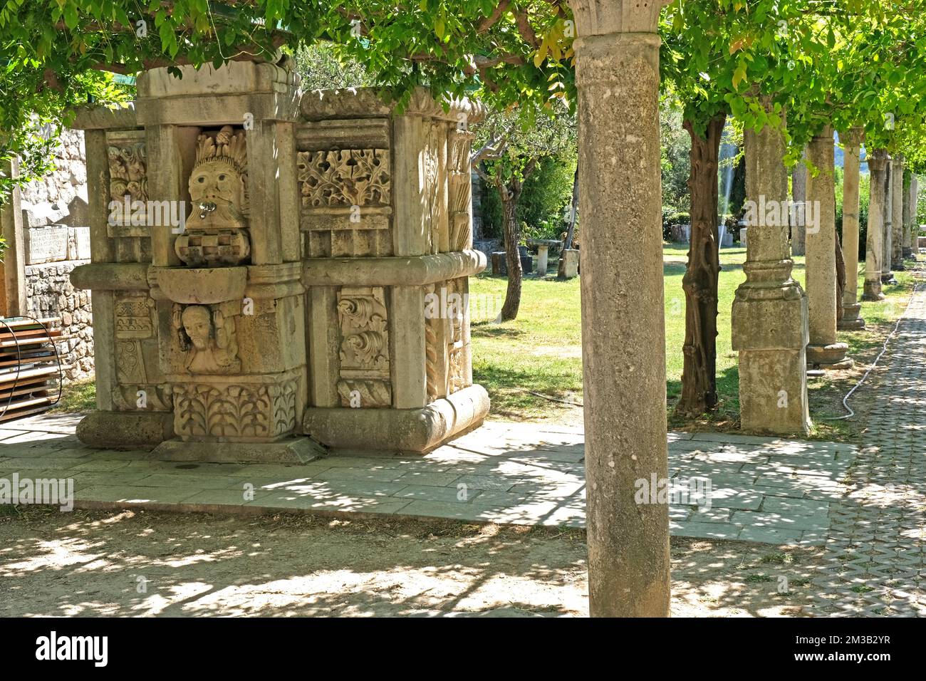 Remnants ruins roman empire salona croatia solin split tesculum museum ...