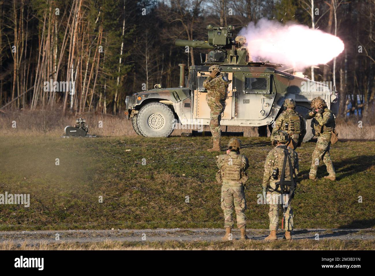 U.S. Paratroopers, assigned to 1st Squadron, 91st Cavalry Regiment ...