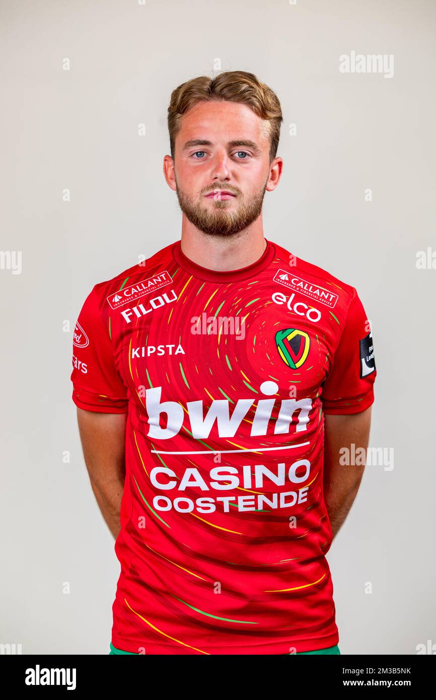 Oostende's Robbie D'Haese poses for the photographer at the 2022-2023 ...