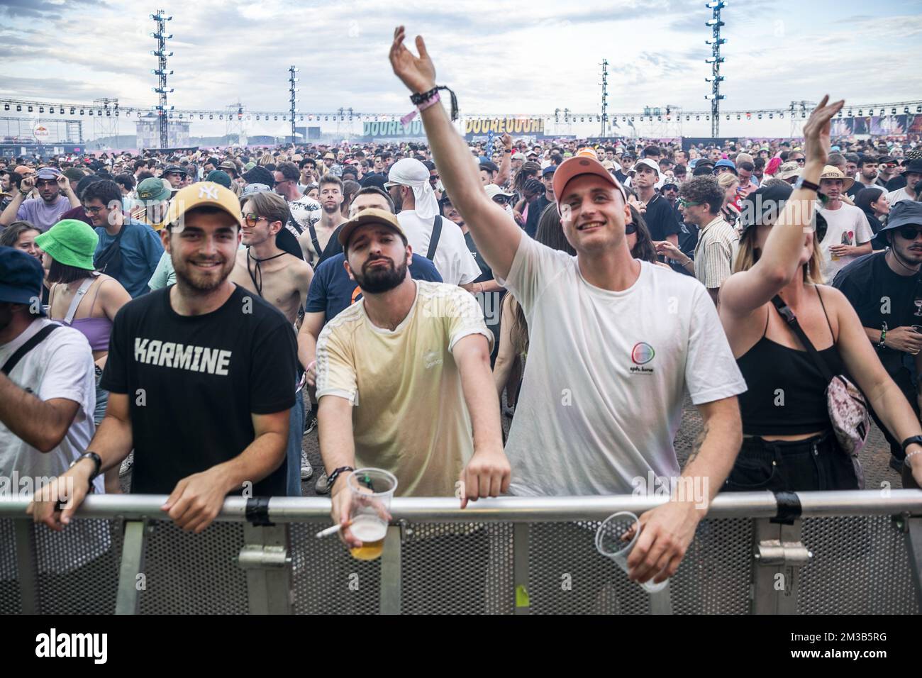 Illustration picture shows people in the public on the first day of the ...