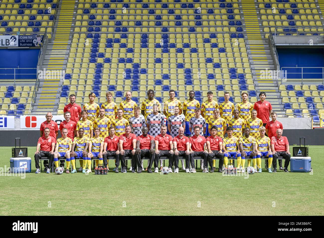 STVV's team for the upcoming season. Back row from left to right ...