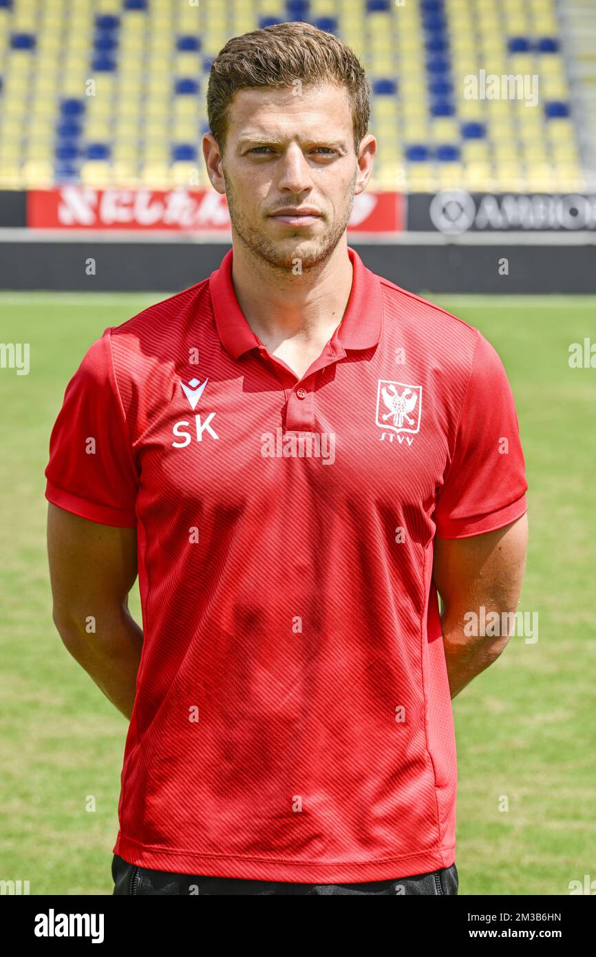 STVV's physical coach Sebastian Klein poses for the photographer at the 2022-2023 photoshoot of ...