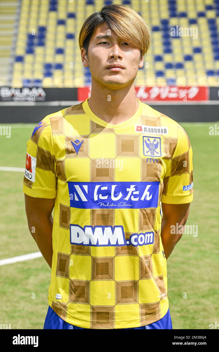 STVV's Daiki Hashioka poses for the photographer at the 2022-2023 ...