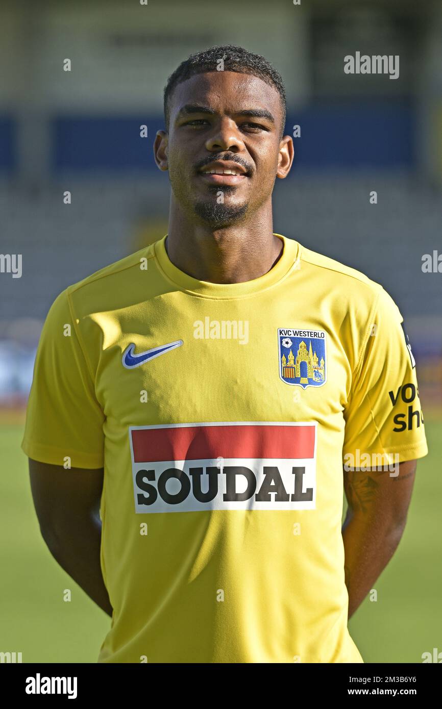 Westerlo's Lyle Foster poses for the photographer at the 2022-2023 ...