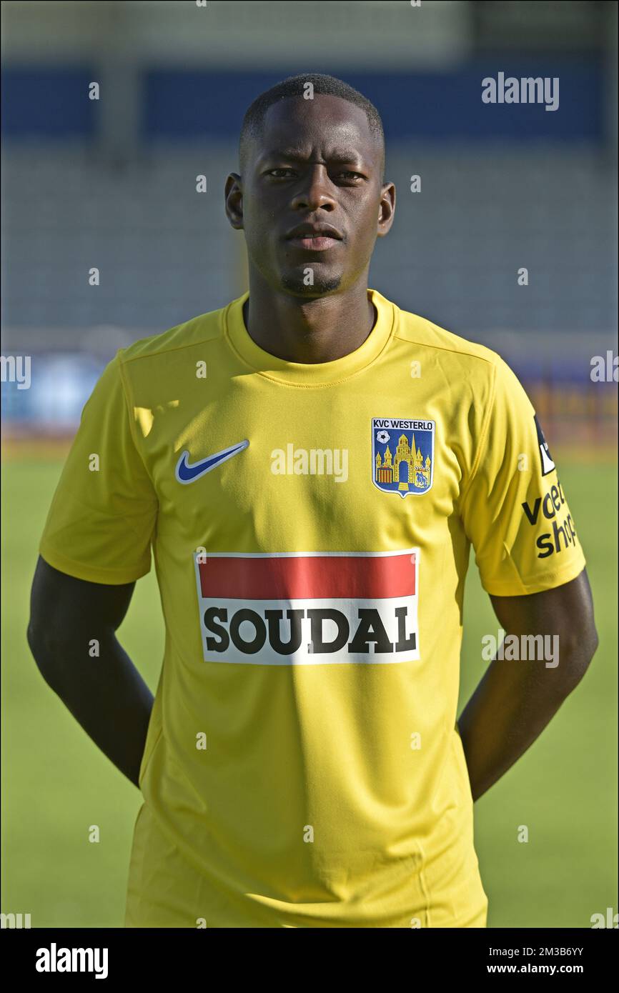 Westerlo's Abdul Kader Keita poses for the photographer at the 2022 ...