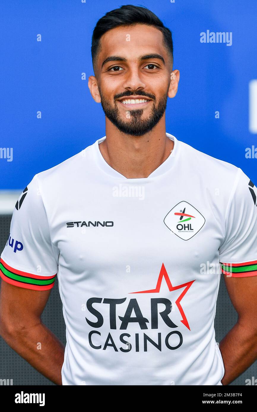 OHL's Mousa Suleiman Tamari poses for the photographer at the 2022-2023 ...