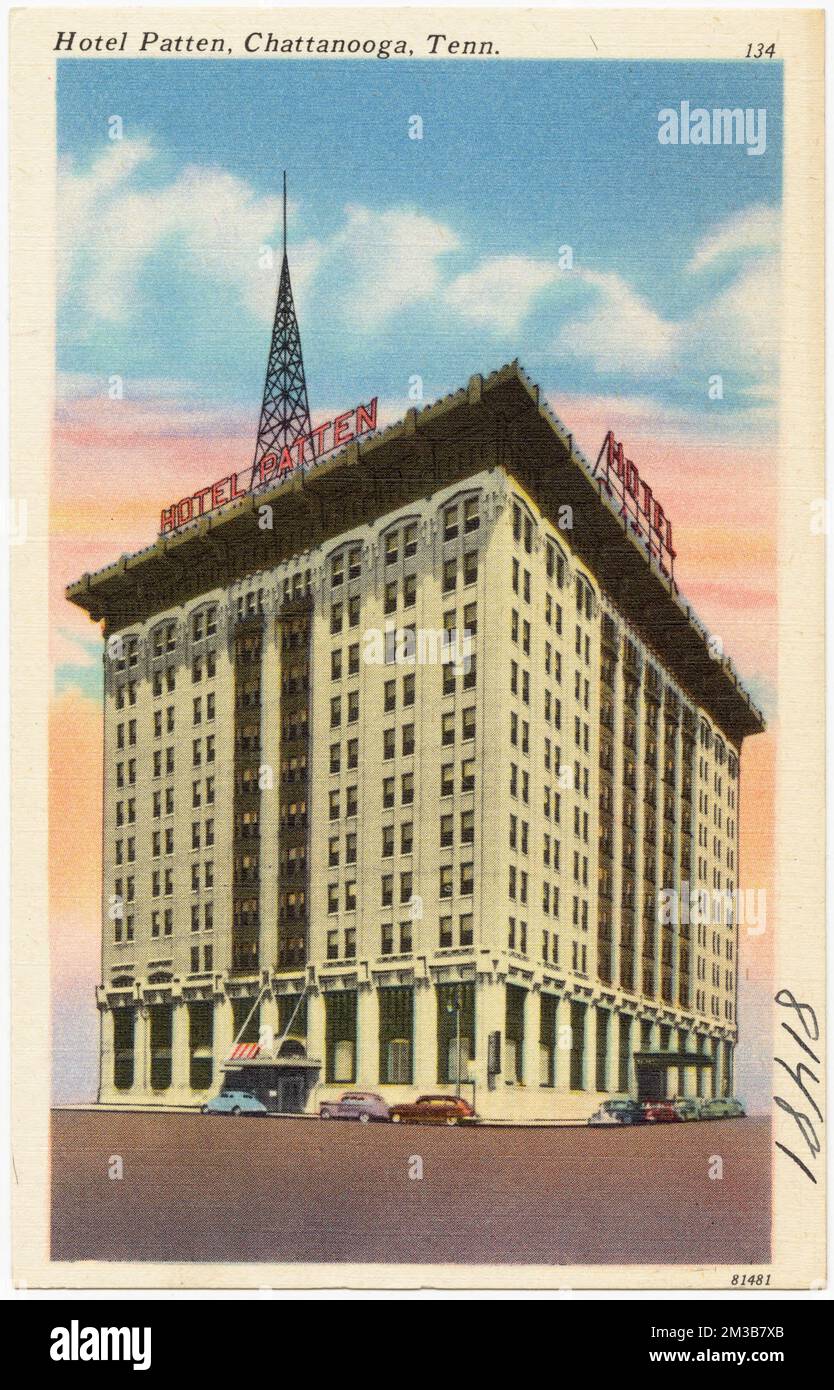 Hotel Patten, Chattanooga, Tenn. , Hotels, Tichnor Brothers Collection ...