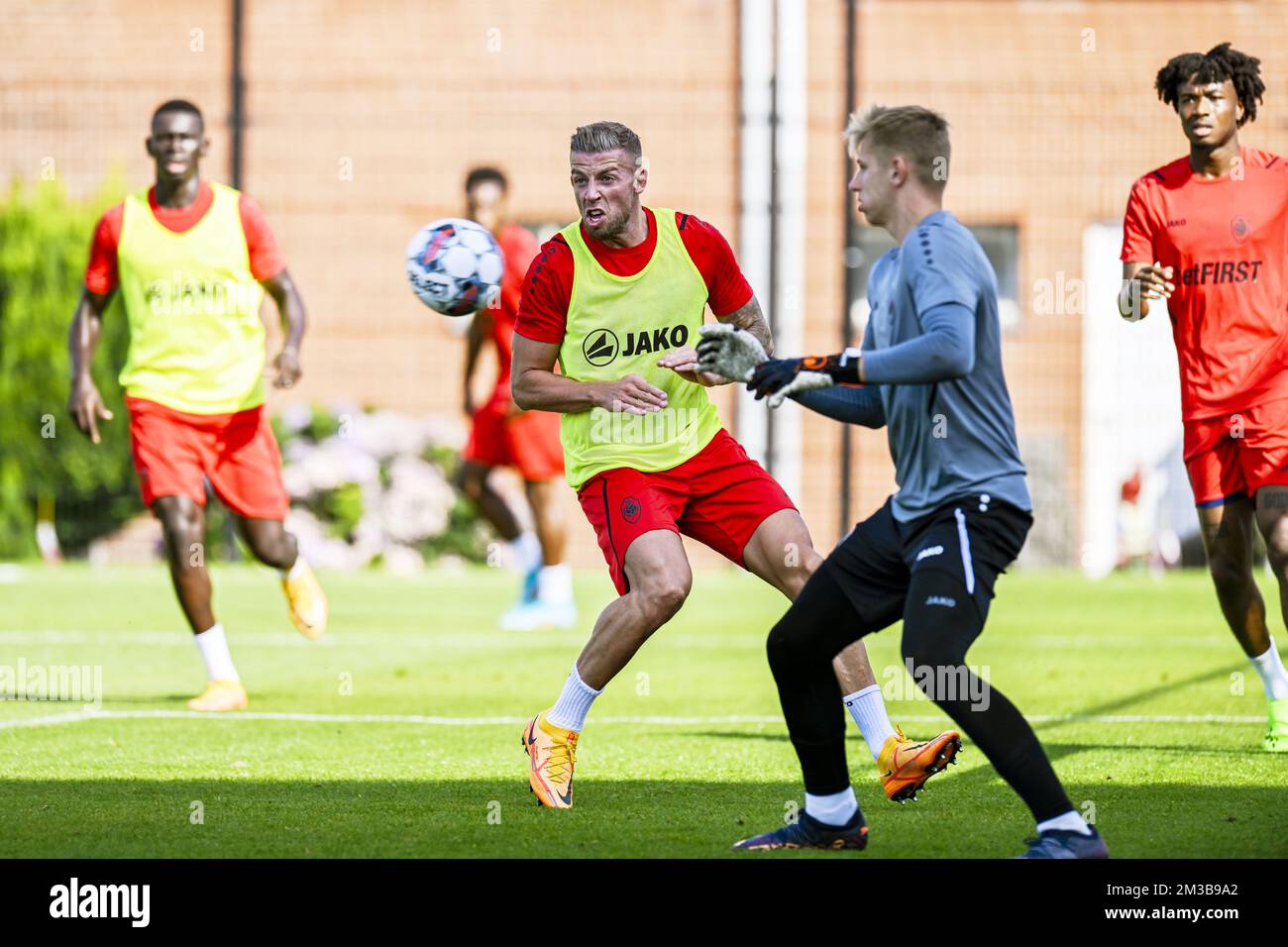 Toby Alderweireld pictured in action during a training session of ...