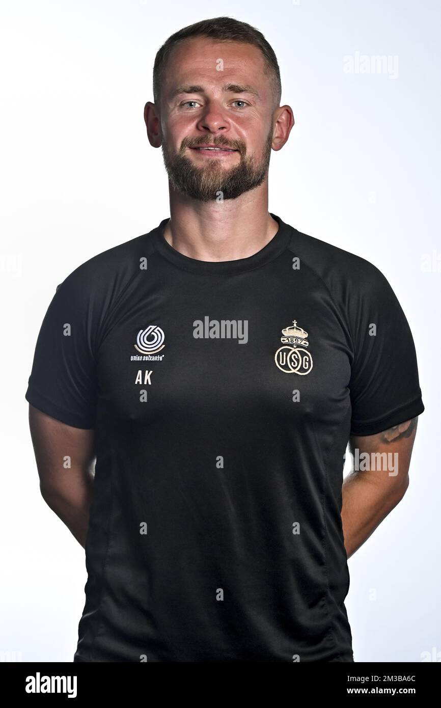 Union's assistant coach Artur Kopyt poses for the photographer at the ...