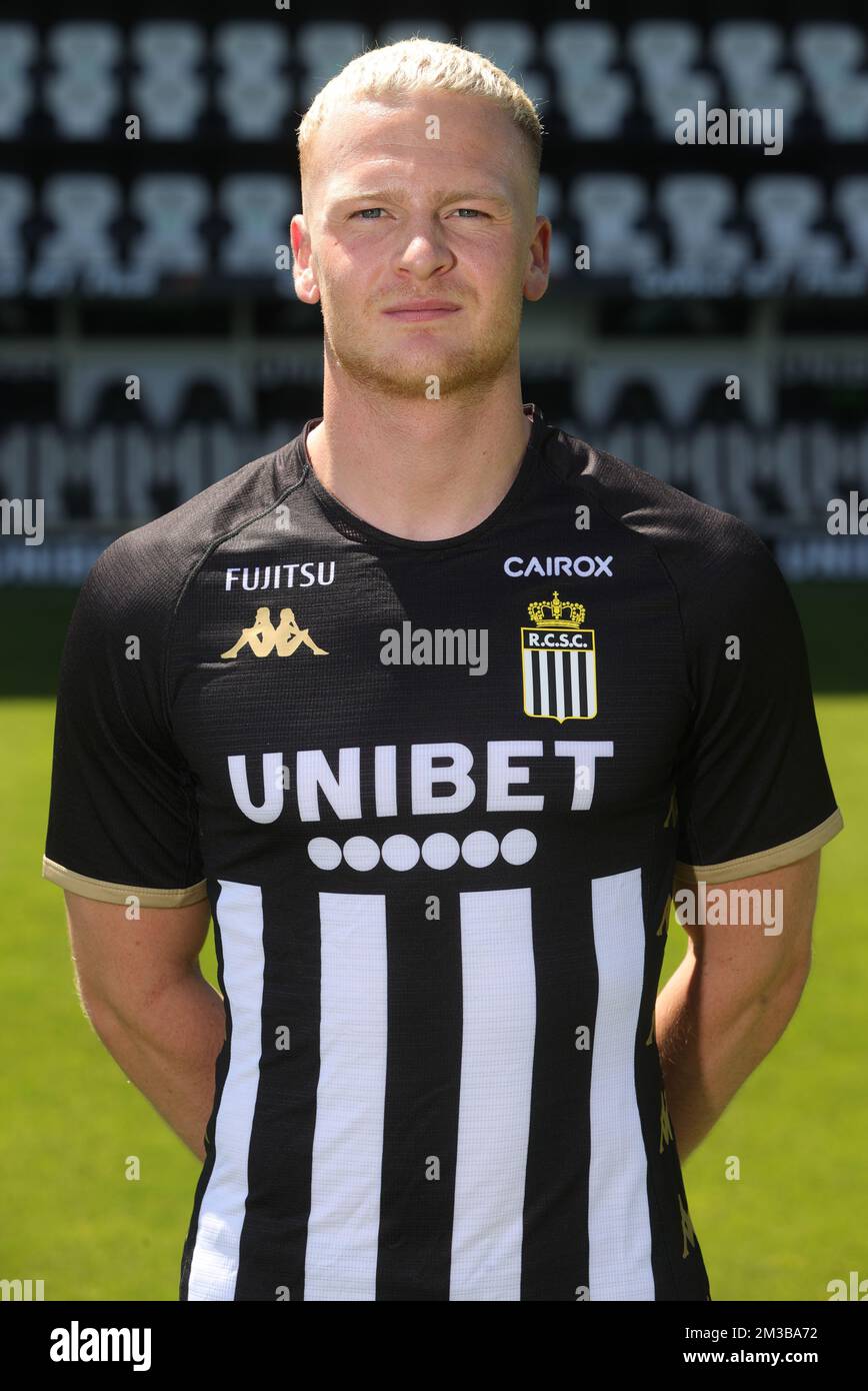 Charleroi's Jules Van Cleemput poses for the photographer at the 2022 ...