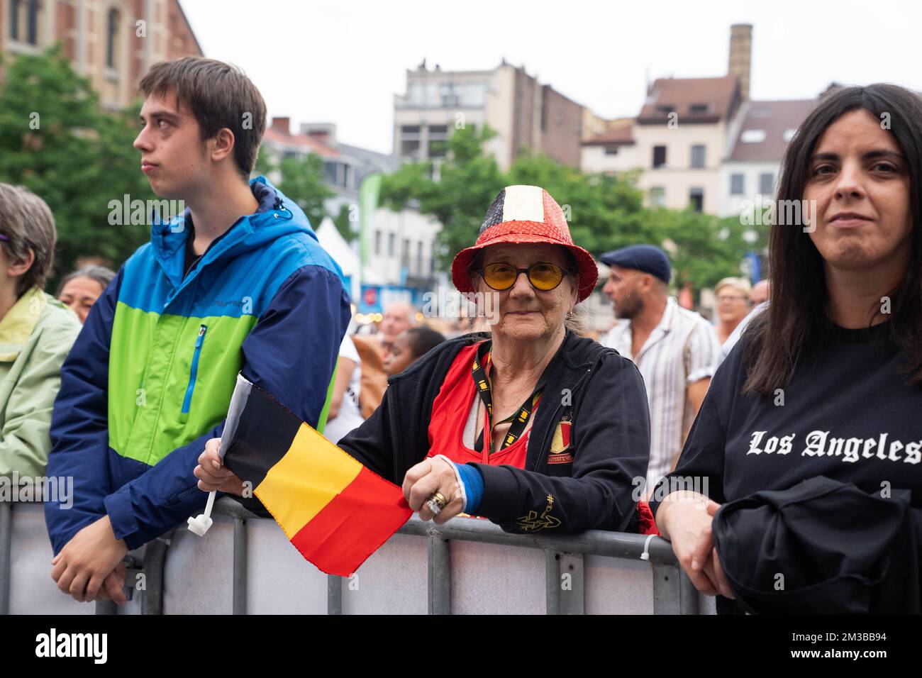 Illustration picture shows the 'Bal National' festivities, an evening ...