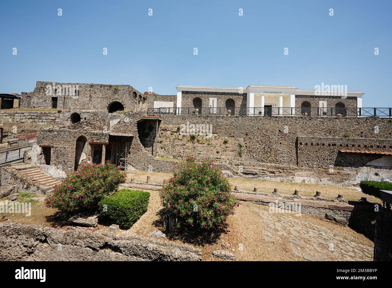 Archaeological ruin of ancient Roman city Pompeii, was destroyed by ...