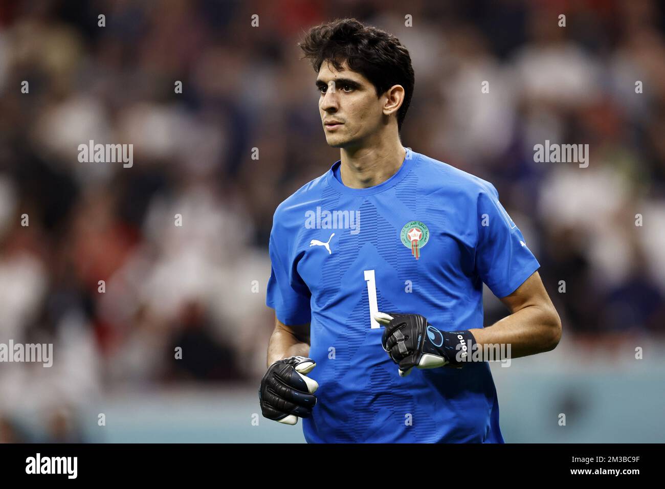 Al Khor, Qatar. 14th Dec, 2022. AL KHOR - Morocco goalkeeper Yassine ...