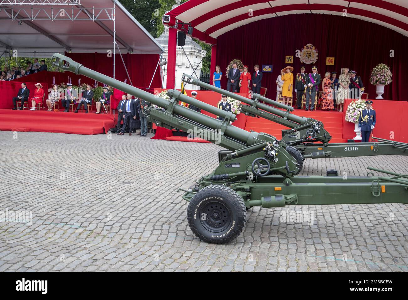 Illustration picture shows,a houwitser/ obusier canon LG1 Mark 105mm ...