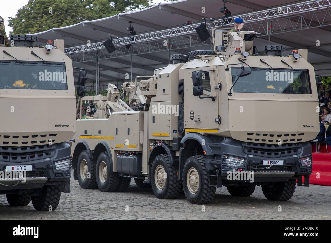 A TAURUS CRV and a AURUS PRV vehicle pictured during the military and ...