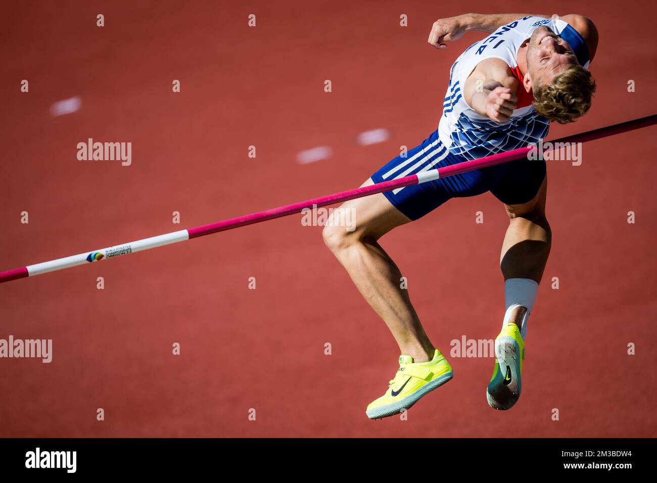 French Kevin Mayer pictured in action during pictured in action during ...