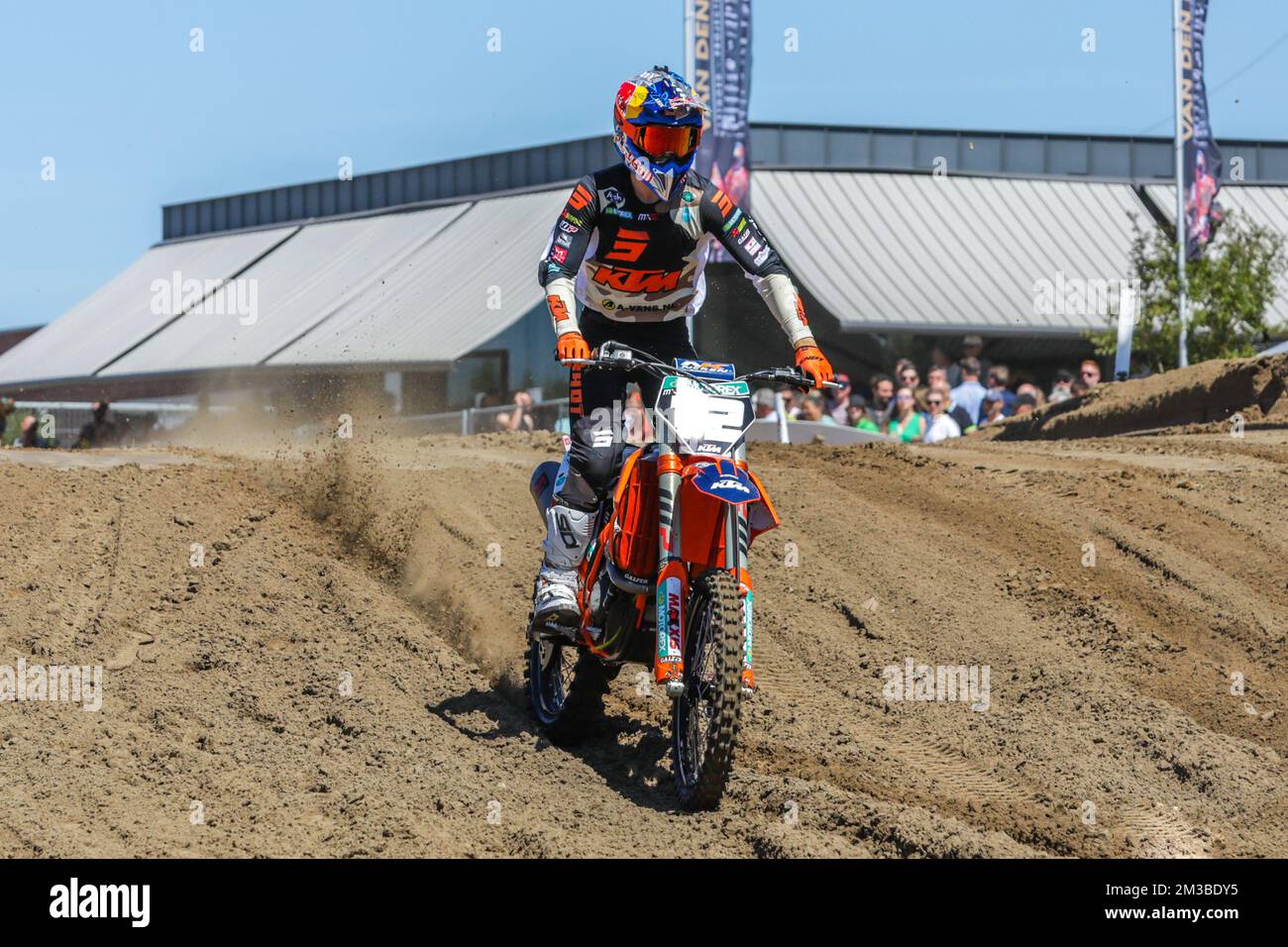 Belgian Liam Everts pictured in action during the motocross MX2 Grand ...