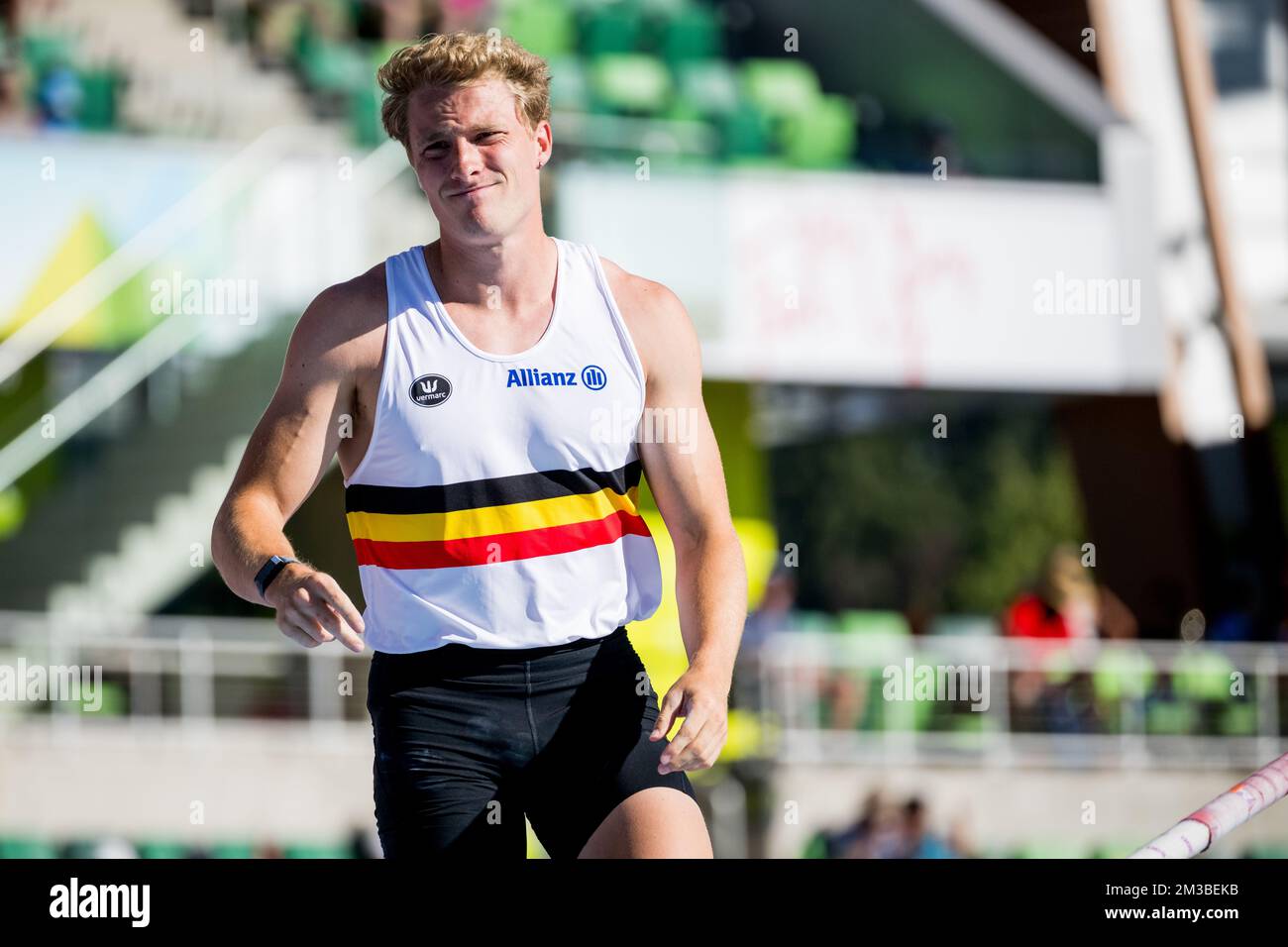 Belgian Ben Broeders pictured in action during the final of the men's ...