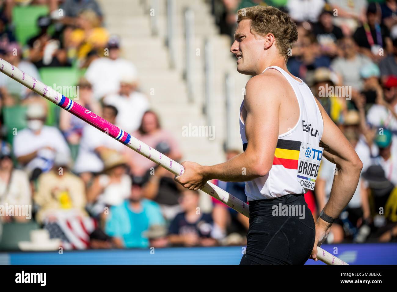 Belgian Ben Broeders pictured in action during the final of the men's ...