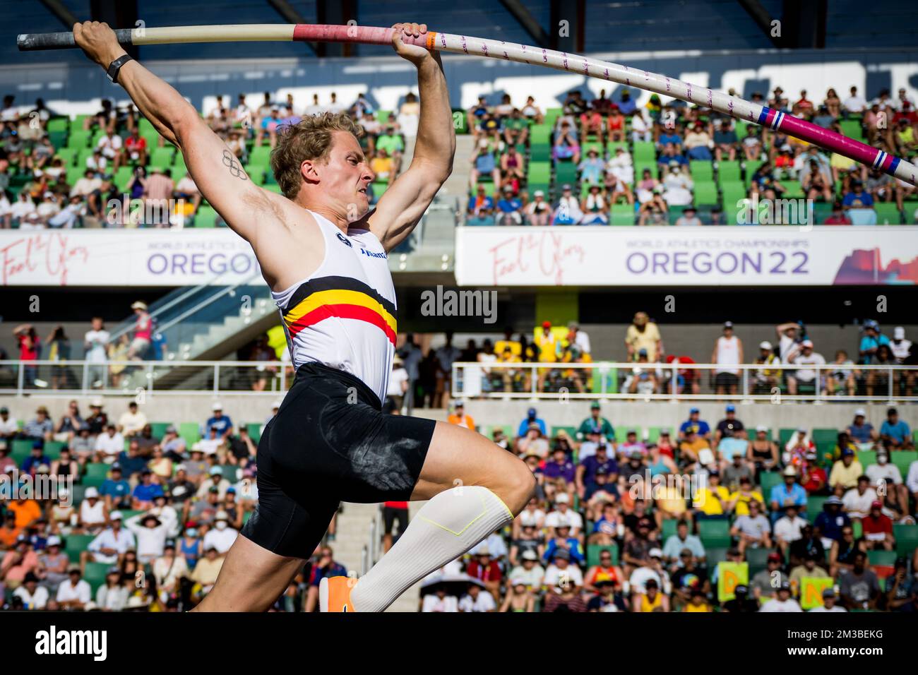 Belgian Ben Broeders pictured in action during the final of the men's ...