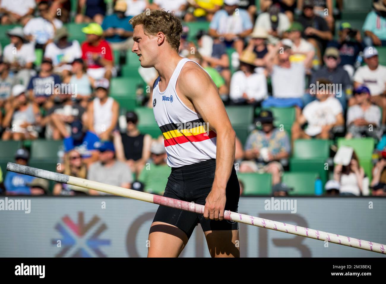 Belgian Ben Broeders pictured in action during the final of the men's ...