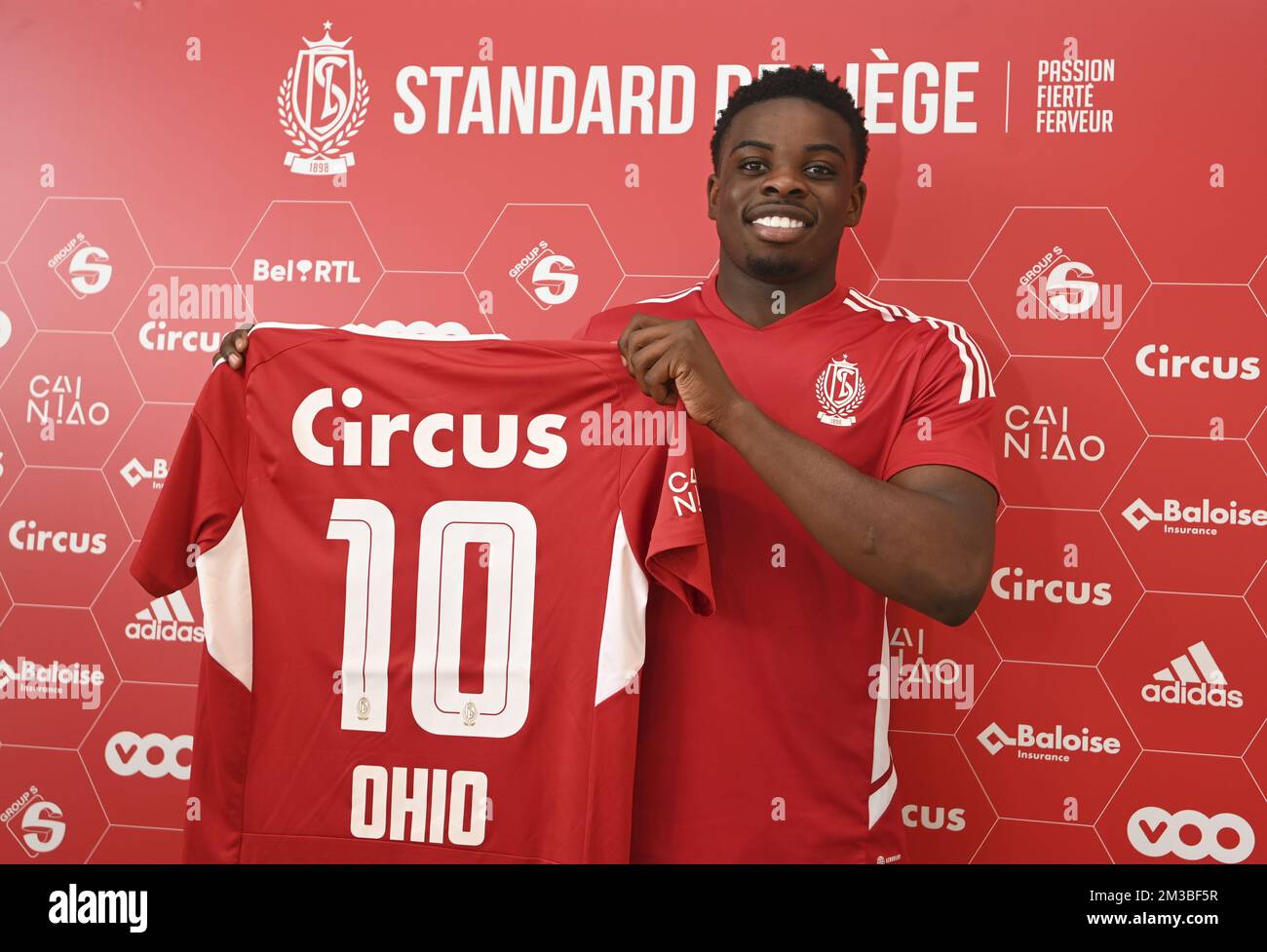 New Standard's Noah Ohio poses for the photographer during a press ...